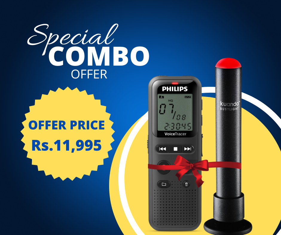 VoiceTracer (Audio Recorder DVT1160) + Busylight Alpha – shop.ceeco.in